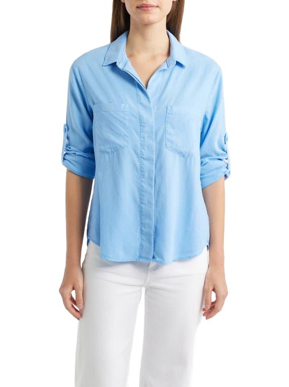 BELLA DAHL Bella Dahl Split Back Button-Up Shirt
